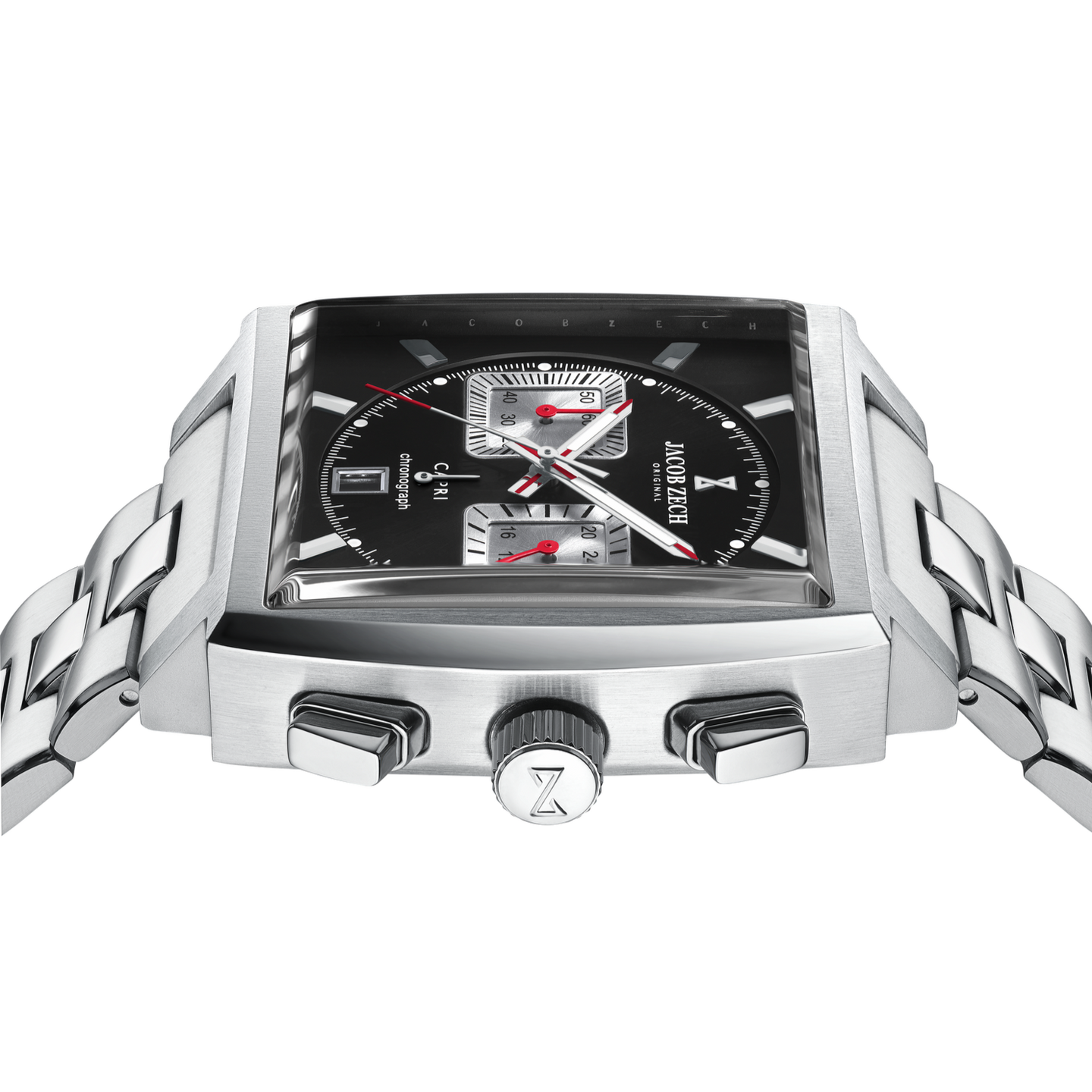 Capri Series | Bold Square Chronograph Watches – Jacob Zech